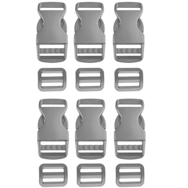 (TRIWONDER) バックル リュックバックル サイドリリース アジャスター ウエスト ベルト バックルのみ プラスチック ベルト止め 留め具 (20mm - 6個)商品コード：55057561637型番：OS3369サイズ：通用カラー...