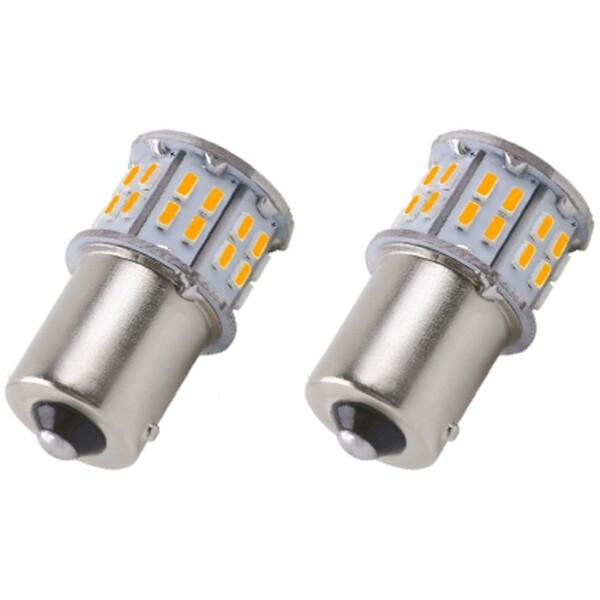 S25 ピン角違い LED ウィンカーバルブ イエロー アンバー S25シングル 150度ピン BAU15S PY21W ウィンカー球 DC9-50V 12V/24V車汎用 24Vトラック対応 50連SMDチップ 1200LM 爆光 無極性...