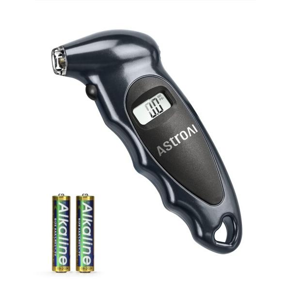 AstroAI デジタル エアゲージ タイアゲージ 単4電池付き 150PSI 4種気圧単位 車用 自転車 トラック用 LCDバックライト 滑り止めグリップ ブラック商品コード：55064925787型番：ASITIREGA-B-JP-1カ...