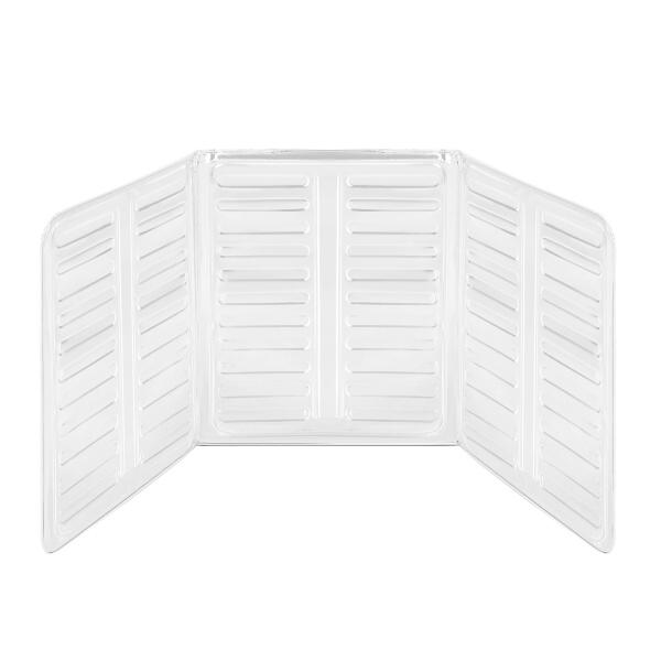 NUOLUX 油はねガード レンジガード 飛び散り防止 アルミホイル製 高さ32.5cm 3面タイプ 油汚れ防止 コンロガード 水洗い 耐熱 お手入れ簡単 アウトドアにも商品コード：55064954142型番：479611356GJ0サイズ...