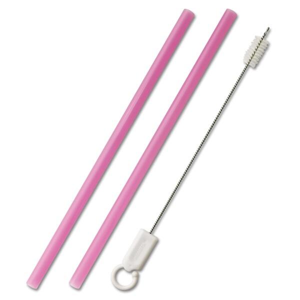 (OLUAGE) 日本製 繰り返し使える シリコン ストロー 食洗機対応 洗える ブラシ 付き エコ マイストロー 2本入 (クリアピンク)商品コード：55064954319サイズ：ワンサイズカラー：クリアピンク【無味無臭】シリコン臭くなく...