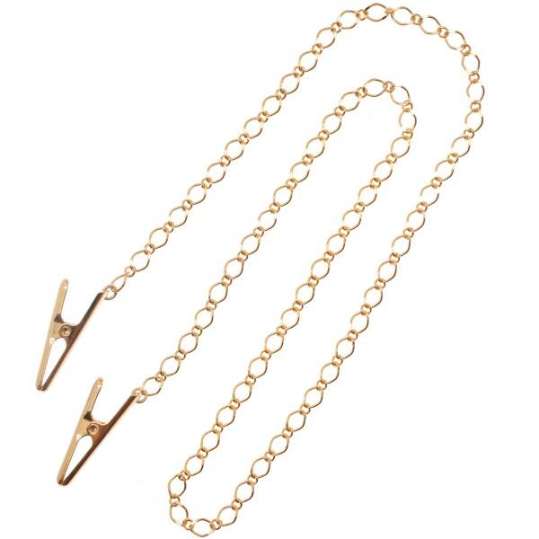 (Konatu) ナプキン チェーン 日本製 ナプキン クリップ マスク チェーン ナプキン 留め ハンカチ クリップ 50cm シンプル ゴールド色 金色商品コード：55064971494サイズ：Free Sizeカラー：ゴールドチェーン...