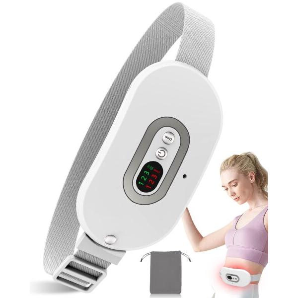 ホットベルト電熱-携帯便利コードレス振動子宮暖房ベルト ホットケア 小型子宮ホットベルト痙攣/腹部緩和用暖房パッドベルト 着用可能腰用発熱ベルト 母の日、誕生日、記念日プレゼント 寒さ対策商品コード：55064978706型番：NGD-1カ...