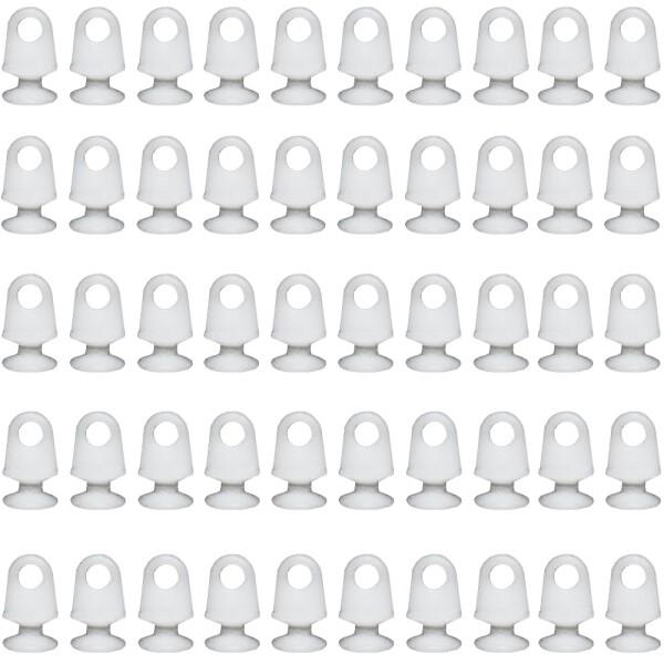 カーテンレールランナー 50個セット カーテンランナー プラスチック製ホワイト 間隔4mm 自宅でも車でも使用可能 自動車、トラック、キャラバン、ショベルカーに使用可能 軽量型商品コード：55064988564型番：085カラー：ホワイトパ...