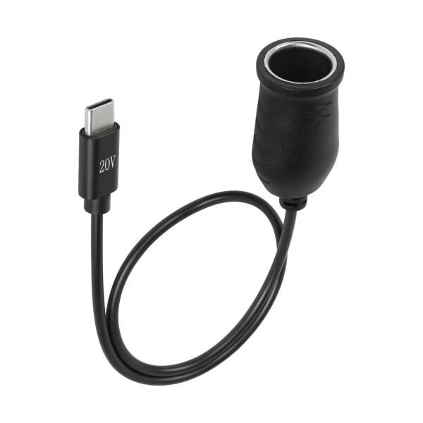 SinLoon車載シガーソケットメスUSB Type-cオス9-20VPD車載充電器Type-cメス接続アダプタ (20V)商品コード：55064989020型番：SL00001サイズ：20VType-CポートにはPD誘導チップが含まれ、P...
