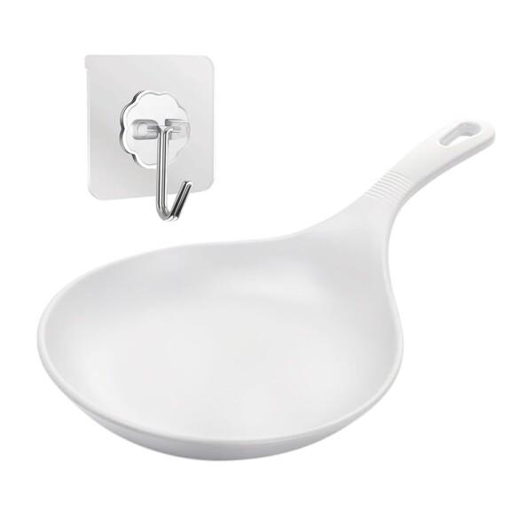 韓国食器 皿 モッパンスプーン ASMRモッパンレンゲ ブルダック炒め麺取り皿 耐熱 食洗機対応 おしゃれ食器フック付き (ホワイト13.5cm)商品コード：55064996627型番：Wovzoeカラー：ホワイト13.5cm【サイズ仕様】...