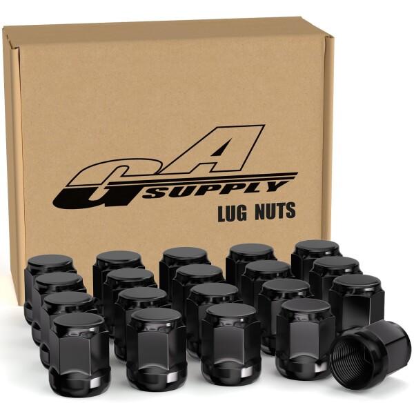 GAsupply 『ホンダ』純正タイプ 車用ホイールナット M12 x P1.5 球面座 19HEX 長さ25mm スチール製 ショート ラグナット 20個セット ブラック商品コード：55068767574サイズ：20個カラー：ブラック『商...