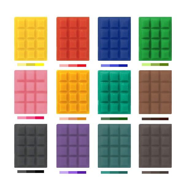 キャンドル作りのための12の ある色のキャンドルワックス染料、100ポンドのワックスを作るための60gの大豆ワックス染料、DIYの香りのキャンドルの素晴らしい選択商品コード：55071398289サイズ：キャンドル作り用の12色の染料カラー...