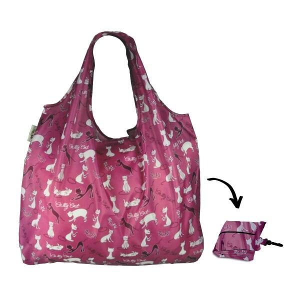 Re-Uz London ライフスタイルXLショッパー - Catty Cat Grape - 環境にやさしい再利用可能な折り畳み式ショッピング用語集商品コード：55073531988型番：RUS1508-CCGカラー：パープル簡単に折りた...