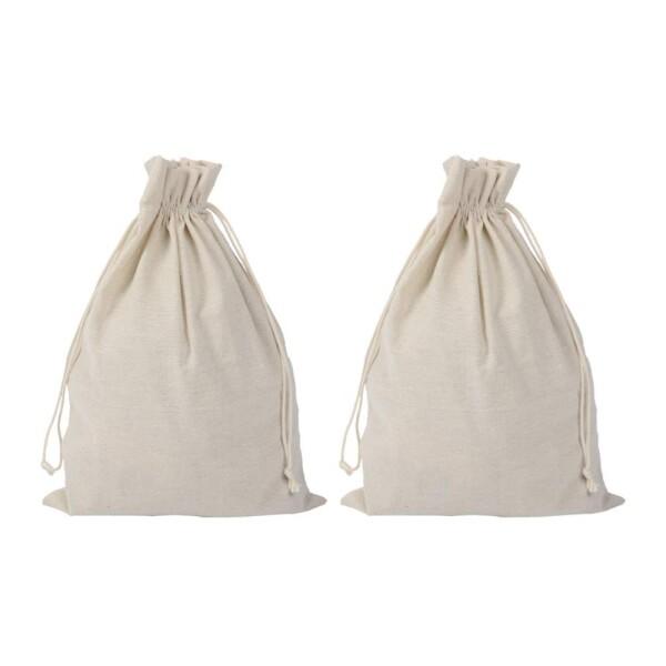 (MsO) 和風 麻布 巾着袋 再利用可能 エコバッグ 小物入れ 収納袋 洗濯可能 持ち運び 整理整頓 2個セット 30cmx39cm商品コード：55073532038サイズ：30cmx39cmカラー：ベージュ【パッケージ内容】麻布巾袋2枚...