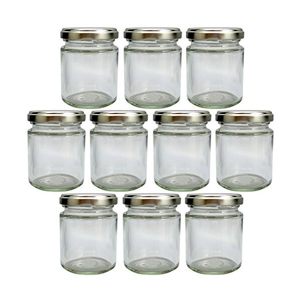 ガラスビン.comジャム瓶 J120ST 120ml -10本セット- (（ふた）銀53RTS-D)商品コード：55073532202型番：J120ST-10カラー：（ふた）銀53RTS-D入数:10本内容量:OF 120ml(瓶口一杯まで...