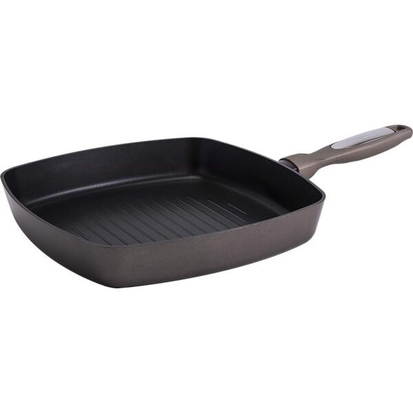 BEKA ベカ 26cmグリルパン ガス/IH対応 セラミック＆フッ素のノンスティックコーティング商品コード：55073533262カラー：ブラックサイズ:D437×Φ265×H45mm重量:870g内面:フッ素樹脂塗膜加工、本体:アルミニ...