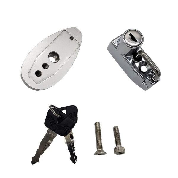 VEROCITY ヘルメットホルダー S-MAX マジェスティS シグナスX 180日製品保証 ヘルメットロック コンビニフック メッキ商品コード：55073533432型番：VCカラー：S-MAX マジェスティS シグナスX メッキ車種専...