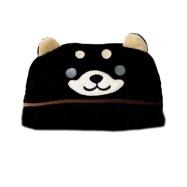 (APOSITV)ブランケット ひざ掛け コンパクト 折りたたみ 柴犬 ふわふわ 柔らかい 軽量 毛布 アウトドア (ブラック)商品コード：55073534509型番：なしサイズ：17L x 30W cmカラー：ブラックふわモコ素材で、やわ...