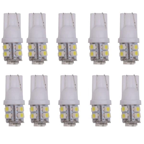 LightBox T10 194 168 W5W LED 車内照明 マップドームランプ ポジションランプ12V 10連 1210SMD ホワイト10個入り商品コード：55073534753型番：LBO3023カラー：ホワイト【商品仕様】パッ...