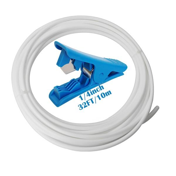 CESFONJER 10メートル1/4"/ 6.3 mm直径チューブ、1 / 4" ODクイック接続 | 整水器用付属品 | 冷蔵庫用ホースおよび製氷機、逆浸透水システム商品コード：55073536167型番：J079カラー：セット 1ワイ...
