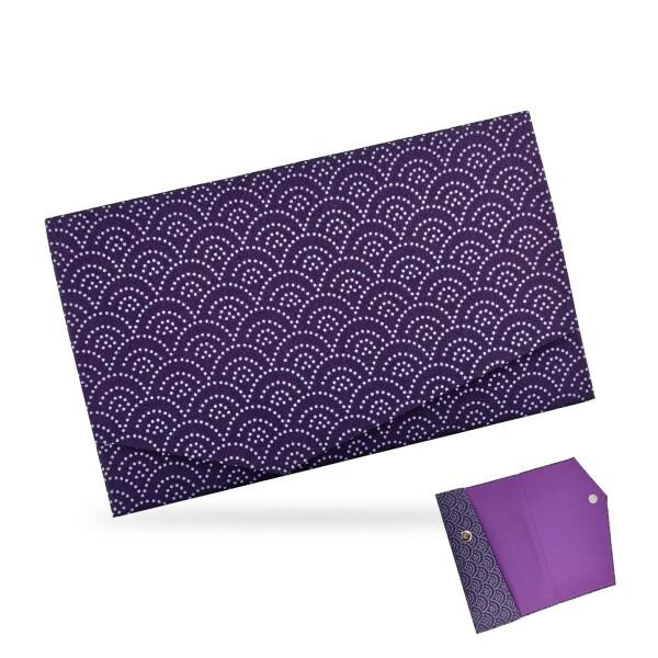 (Tonbobo) ふくさ 袱紗 金封 オリジナル製造 梨地織り ちりめん マグネットホック式 香典袋 冠婚葬祭 慶弔 両用 男女兼用 男性 女性 結婚式 お葬式 香典 祝儀袋 フォーマル 小花 紫商品コード：55073536877型番：T...