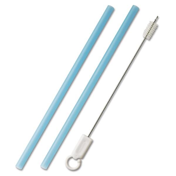 (OLUAGE) 日本製 繰り返し使える シリコン ストロー 食洗機対応 洗える ブラシ 付き エコ マイストロー 2本入 (クリアブルー)商品コード：55073537031サイズ：ワンサイズカラー：クリアブルーシリコン臭くなく無味無臭です...