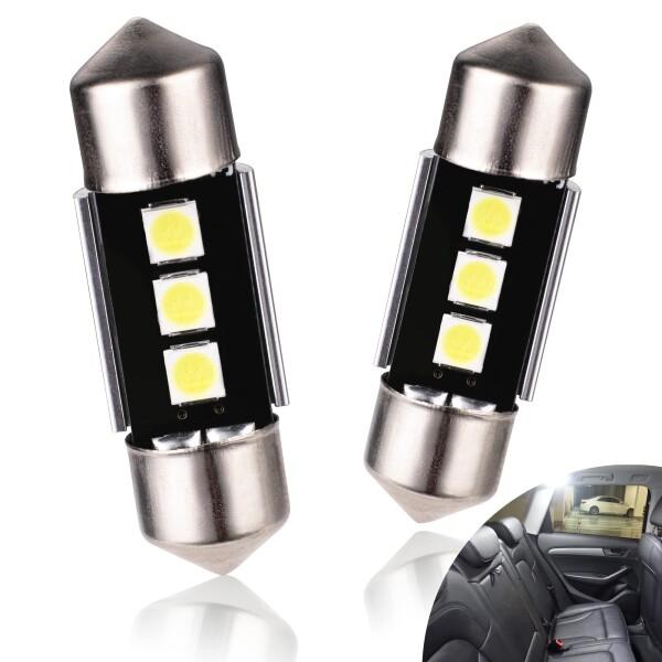 AGLINT C5W LED 31mm 車内ランプ T10×31mm CANBUS デコーダ内蔵 爆光 DE3175 DE3021 車用 ルームランプ ライセンスランプ ナンバー灯 12V 24V 6500K 白商品コード：55073538...