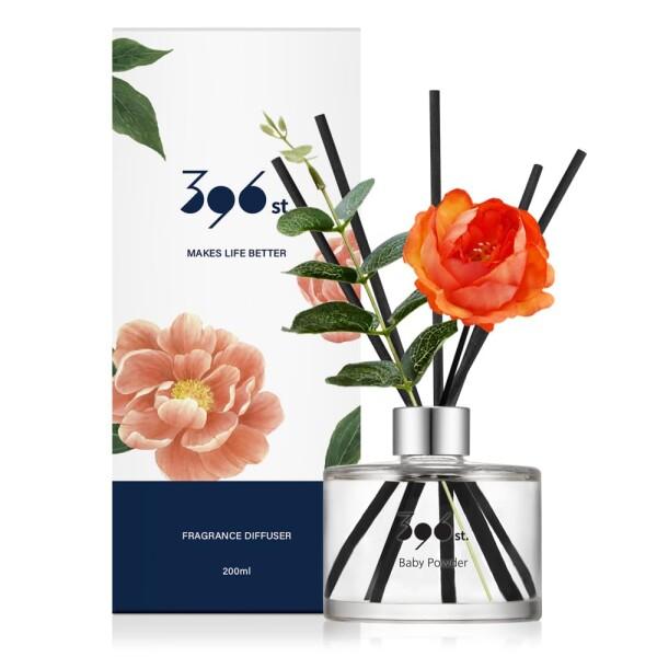 396 st.芍薬の花リードディフューザー200ml ベビーパウダー (Baby Powder) ルームフレグランス - プレゼント 女性 誕生日 記念日 線香 贈り物 ギフト 人気商品コード：55073539273型番：880980992...