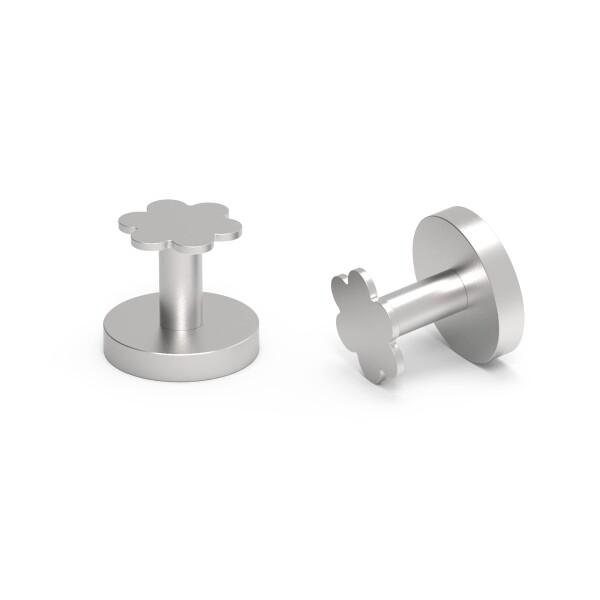 THCMAGマグネットフックヘビーデューティネオジム磁気フック、ハンギング用品用希土類磁石グリルホームキッチン冷蔵庫用キーコート、2パック、シルバー商品コード：55073540805サイズ：H36 銀色カラー：シルバー[あなたの混乱を片付け...