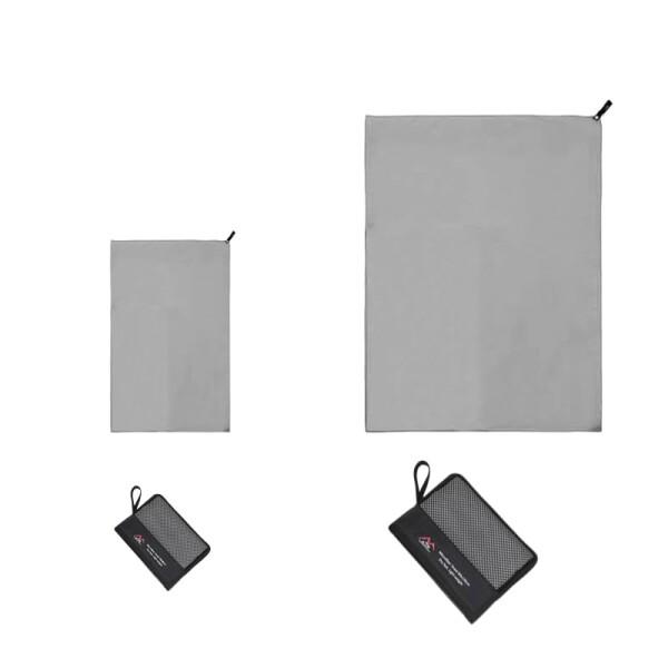 速干毛巾 (M+XL, Grey)フィットネス 速乾 強力吸水バスタオル 水泳 ヨガ 徒歩 自転車 キャンプ 携帯 速乾 強力吸水バスタオル フェイスタオル スポーツタオル 肌に優しいマイクロファイバークロス商品コード：5507354212...