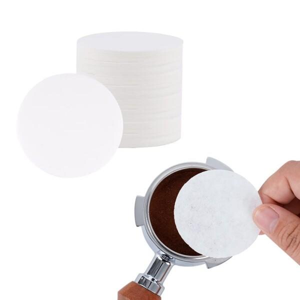 watchget コーヒーペーパーフィルター 濾紙 丸型 エスプレッソパックスクリーン交換用ペーパー 51mm 使い捨て コーヒー エスプレッソメーカー モカポット対応 100枚入り商品コード：55073543330型番：51mm-espr...