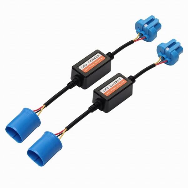 VIGORWORK 9004 9007 12V 2 個 LED ヘッドライトアンチハイパーブリンクフラッシュランプ変換キットエラー配線ハーネスアダプタ商品コード：55073543755型番：LJMQ-9004/9007R15サイズ：9004...