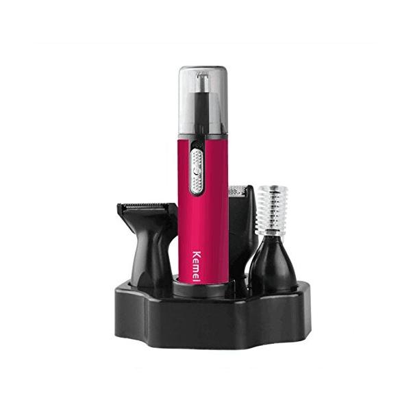 Crader 鼻毛カッター 電動 エチケットカッター ひげ剃り 1台4役 回転式鼻毛切りムダ毛処理 ヒゲシェーバー 耳毛カッター 内刃水洗い可能 専用ブラシ付 携帯便利 男女兼用商品コード：55073558300型番：B02【カンタンフェイ...