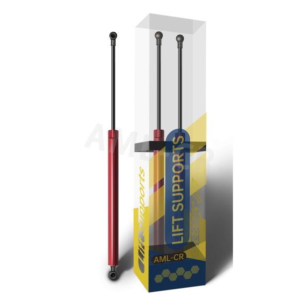 Amile 2009年-2016年 トヨタ プリウス 30系 ZVW30型 ZVW35型 リアダンパー リアゲードダンパー トラックダンパー ショックアブソーバー ガススプリング 元付け 純正交換用 日本語説明書付き 左右セット (真っ赤)...