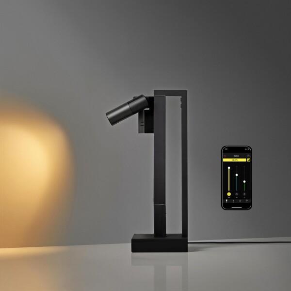 「読書灯から間接照明まで、自由に使えるコンパクトスタンド」SALIOT pico（サリオピコ） (STAND-M 1灯, 本体黒)商品コード：55073563678型番：MU-T3111LB-ECサイズ：STAND-M 1灯カラー：ブラック