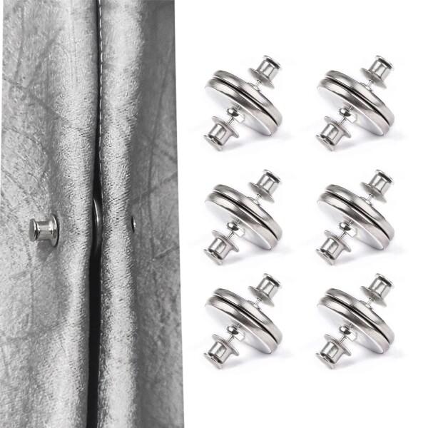 Coollooda カーテン 隙間防止 光漏れ防止 6組セット 磁気バックル 使用簡単 両開きカーテン用 太陽 日差し 目隠し 小窓 部屋商品コード：55073566696型番：QL112116COXVAO6317サイズ：25mmカラー：S...