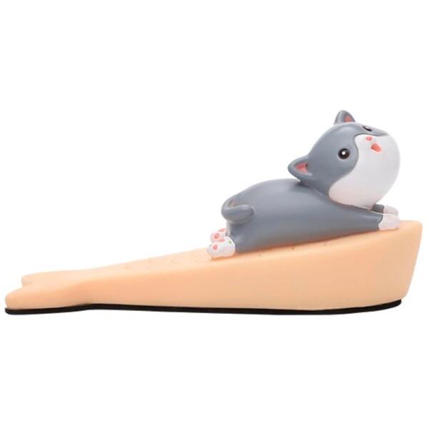 ドアストッパー 動物 かわいい アニマル ゴム 引き戸 強力 室内 玄関 扉 (ねこ)商品コード：55073569875型番：WTN-Dカラー：ねこかわいい動物のドアストッパー柔らか素材でつまずいてもいたくないサイズ:13.5×6×6cm重...
