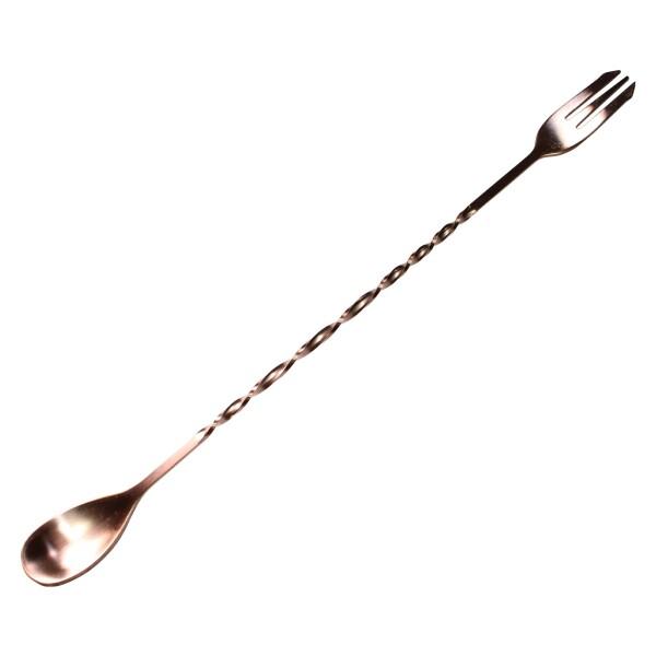 (HAYATE) ブランド 4色から選べる バースプーン マドラー ステンレス製 おしゃれ プロ バーテンダー 業務用 長い ロング バースプーン 銅色 26cm商品コード：55073571011サイズ：26cmカラー：ブロンズ【ブランド】...