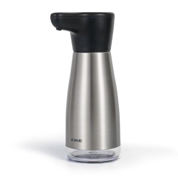 AIKE 磁気充電式 ソープディスペンサー 自動 液体タイプ キッチン 食器用洗剤 ディスペンサー IPX7防水 吐出量5段階 420ml 誤操作防止機能付き ステンレス仕上げ AK1337（シルバー）商品コード：55073573188型番...