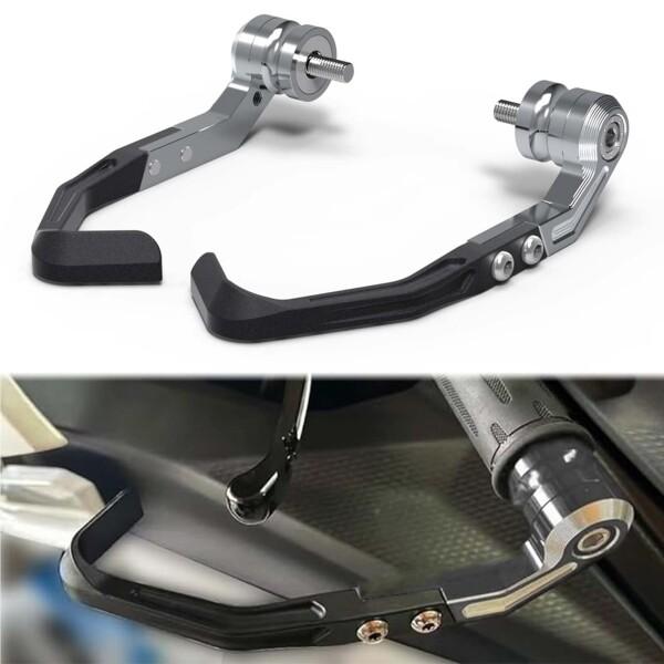 Yoothi 互換品 ヤマハ YZF-R1 2002-2023/YZF-R1M 2015-2023/YZF-R7 2022-2023/YZF-R6 2006-2017 用たオートバイ改造ブレーキクラッチレバーガード ハンドガード ブレーキお...