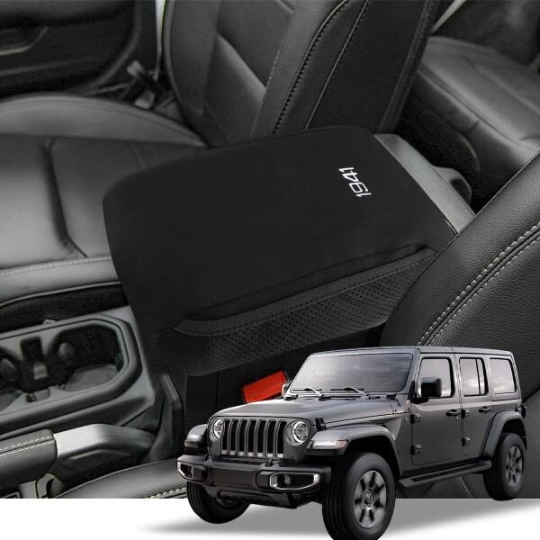 AUOVO カーセンターコンソールカバー 2020 2021 2022 Jeep グラディエーターラングラー JL JLU 2018 2019 アームレストカバーパッドアクセサリー グラディエーターラングラーJL サハラスポーツルビコンアン...