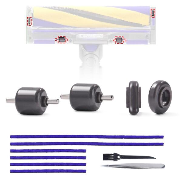 底面 フェルト ホイール 交換用 ダイソン V8 V10slim V12slim V15 SV18 SV10 SV20 SV22 掃除機 底面 フェルトホイール ソフトローラークリーナーヘッド対応 互換品商品コード：55073591827型...