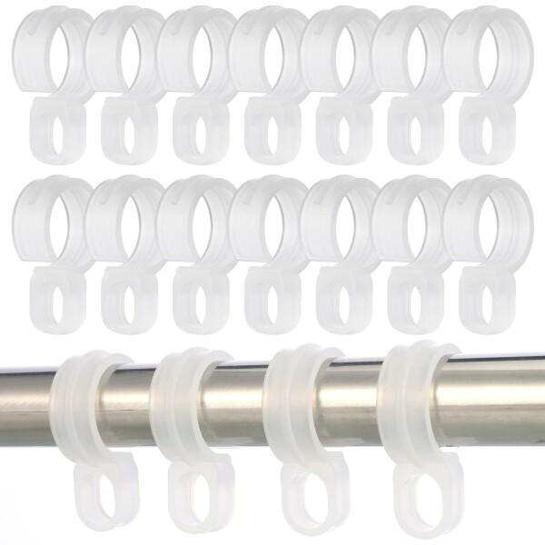 Yorkereynom ハンガーストッパー 50個入り 物干しフック ハンガーキャッチ ハンガーフック ハンガーホルダー 物干し竿 プラスチック 25mm-30mm 固定 防風 強風対策 滑り止め 屋外 透明商品コード：5507360088...