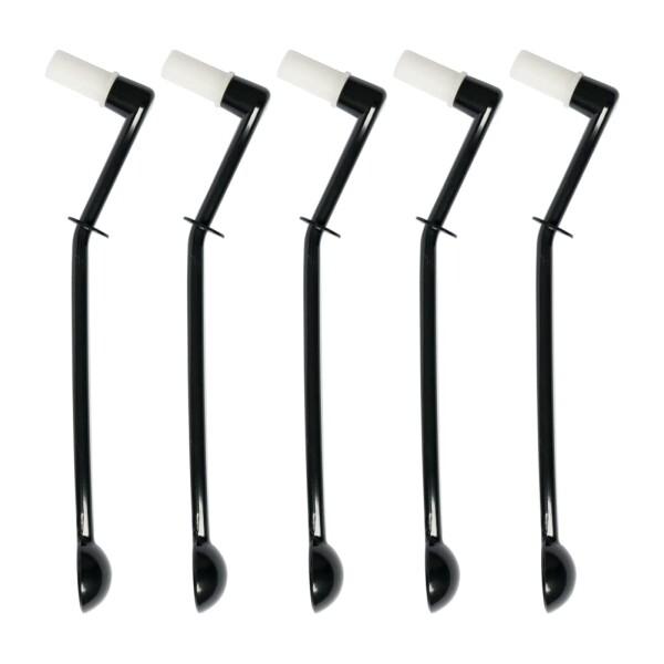 watchget エスプレッソマシンブラシ ナイロンブリストルブラシ スプーン付き二重使用 エスプレッソマシン用 グループヘッド用 5個入り商品コード：55073602735型番：1サイズ：5pcsカラー：ブラック1.丈夫で硬い太いナイロン...