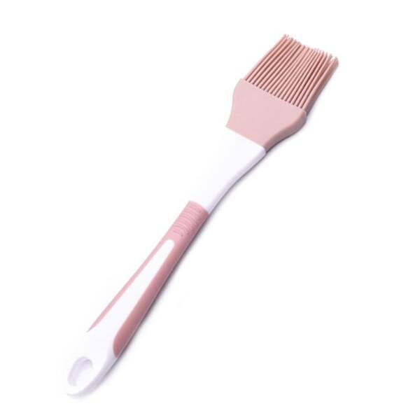 KASHIBAKER シリコン はけ 料理用 刷毛 料理 取り外し可能 ハケ ベーカリーはけ 塗り刷毛 オイルブラシ 全長22.4cm 食洗機対応 灰桜商品コード：55073613847型番：CSDpastrybrush-SIL-Pinkカ...