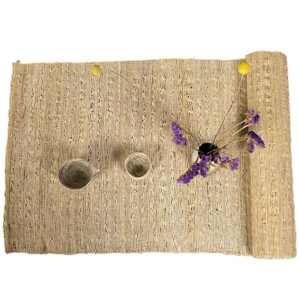 テーブルランナー おしゃれ 手織り布 ちょま 天然素材シンプル 素朴なモダン 中華風和風侘寂わびさび禅茶席 断熱テーブル保護 食卓飾り ティーマット リビングルーム レストラン 茶室 多用途多機能… (麻黄色, 35×180cm)商品コード...