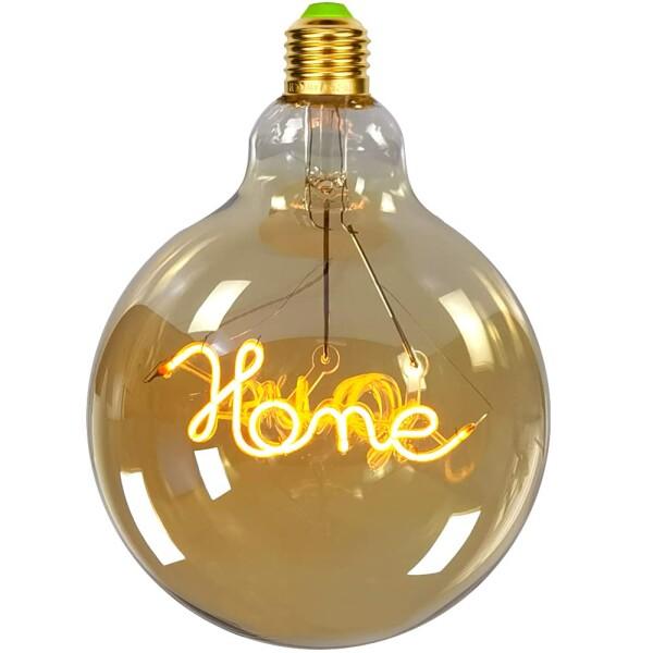 Tianfan Edison Bulb Vintage Giant LEDフィラメント電球G125 4W E26エジソンネジ装飾電球クリア (Home)商品コード：55073615798型番：G125カラー：Homeエジソンバルブ LED電...
