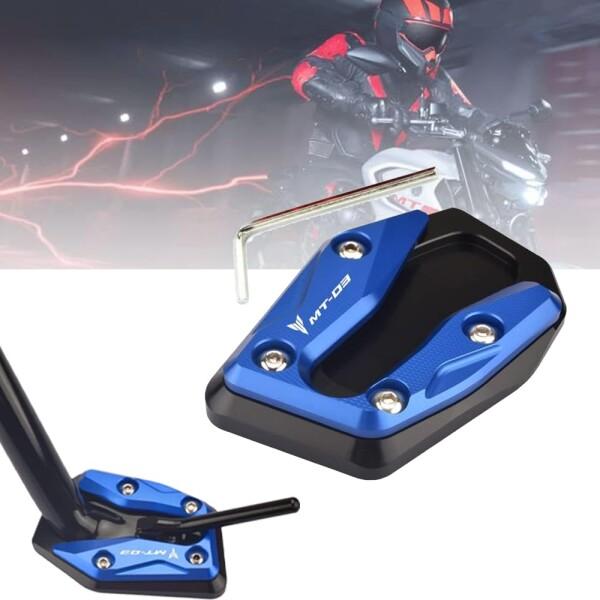 VORILES For MT03 MT-03 2021 2022 オートバイ CNC ブラケットサイドブラケット拡張パッドフリップ MT-03 YZFR32021 2022 アクセサリー (青,MT-03)商品コード：55073956122