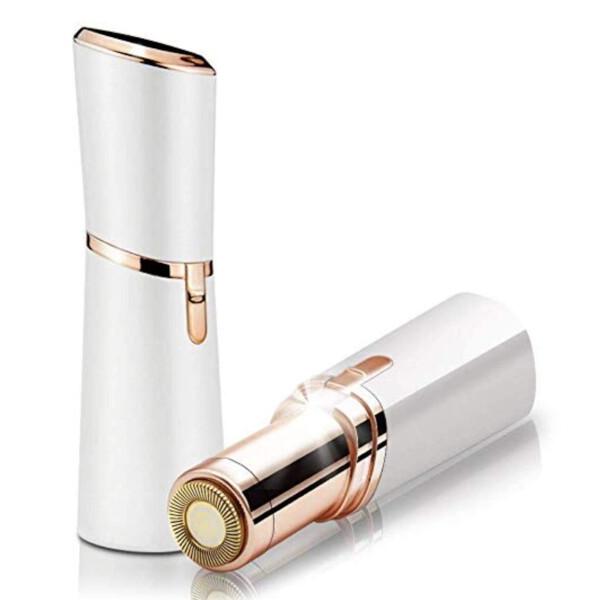 LA BeautyTM レディースフェイシャルヘアリムーバー ? 痛みなしであご・口周り・うぶ毛の除毛、LEDライト＆電池付き商品コード：55074271024型番：LABFACEカラー：エレガントホワイト痛みなしのフェイシャルヘア除去: ...