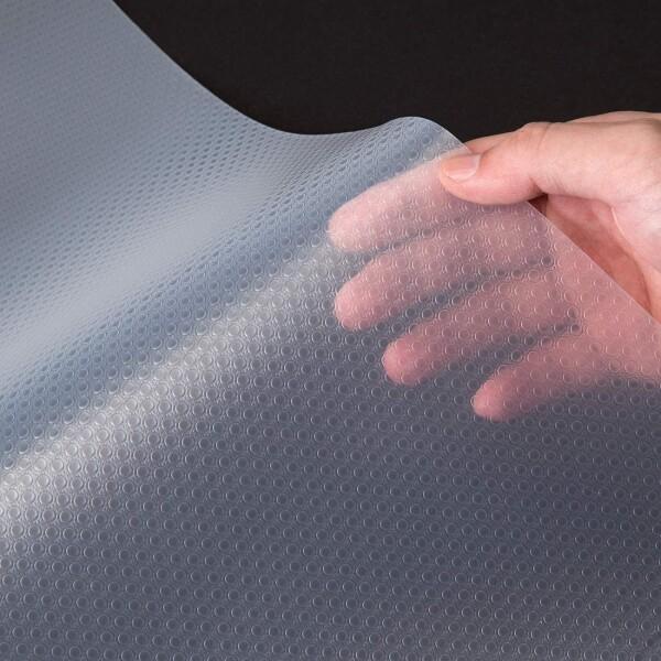 LIHAO 食器棚シート シンク下シート 食器棚シート 引き出し 流し台シート 下敷き 汚れ防止 防カビ 防虫 消臭機能付き システムキッチン 保護シート 透明 ズレにくい 滑り止め 45x300cm ホワイト商品コード：550743134...