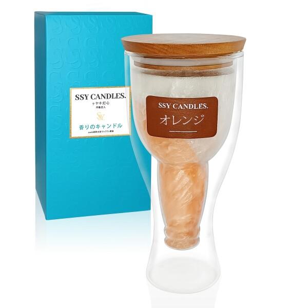 アロマキャンドル オレンジの香り キャンドル 木の芯 ソイワックス ビールの瓶 ろうそく プレゼント (Orange)商品コード：55074510889型番：SSY-18SSCカラー：#18【ジャーキャンドル 香り】アロマキャンドルは高級な...