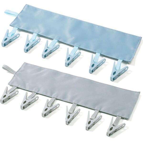 Aisetmoon ハンガーピンチ セット 2セット 便利グッズ 旅行 携帯ハンガー 洗濯ばさみ 旅行 トラベル 折畳み 入院グッズ 帽子収納 家庭リップ (グレー＆ブルー)商品コード：55074536422型番：ヒ?ンチハンカ?ーサイズ：...