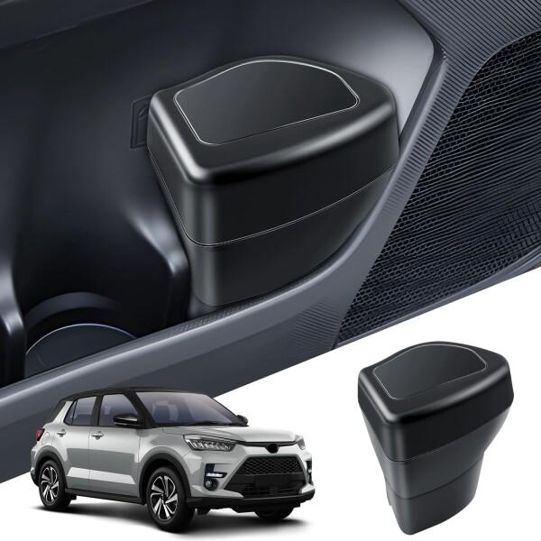 ECOZEN トヨタ ライズ A200系/210A型 専用 ドアサイド車用ゴミ箱 TOYOTA RAIZE 車収納 車 小物入れ 車ゴミ箱 倒れない 収納ボックス 車 カー用品 ライズ アクセサリー ABS素材 ブラック商品コード：5507...