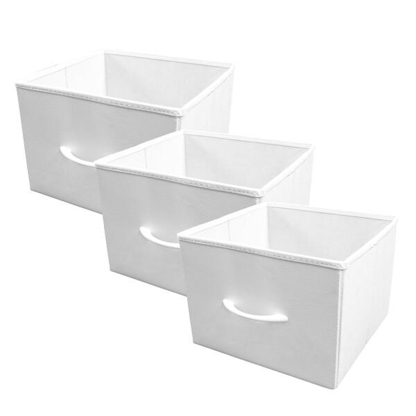 LunarLight ハンガーラック ワードローブ と組み合わせ別売の収納ボックス 布製引き出し 3点セット 洋服収納 衣類収納 (純白色, 3D)商品コード：55074724270型番：MWD-3Dサイズ：3Dカラー：純白色【見た目は小さ...